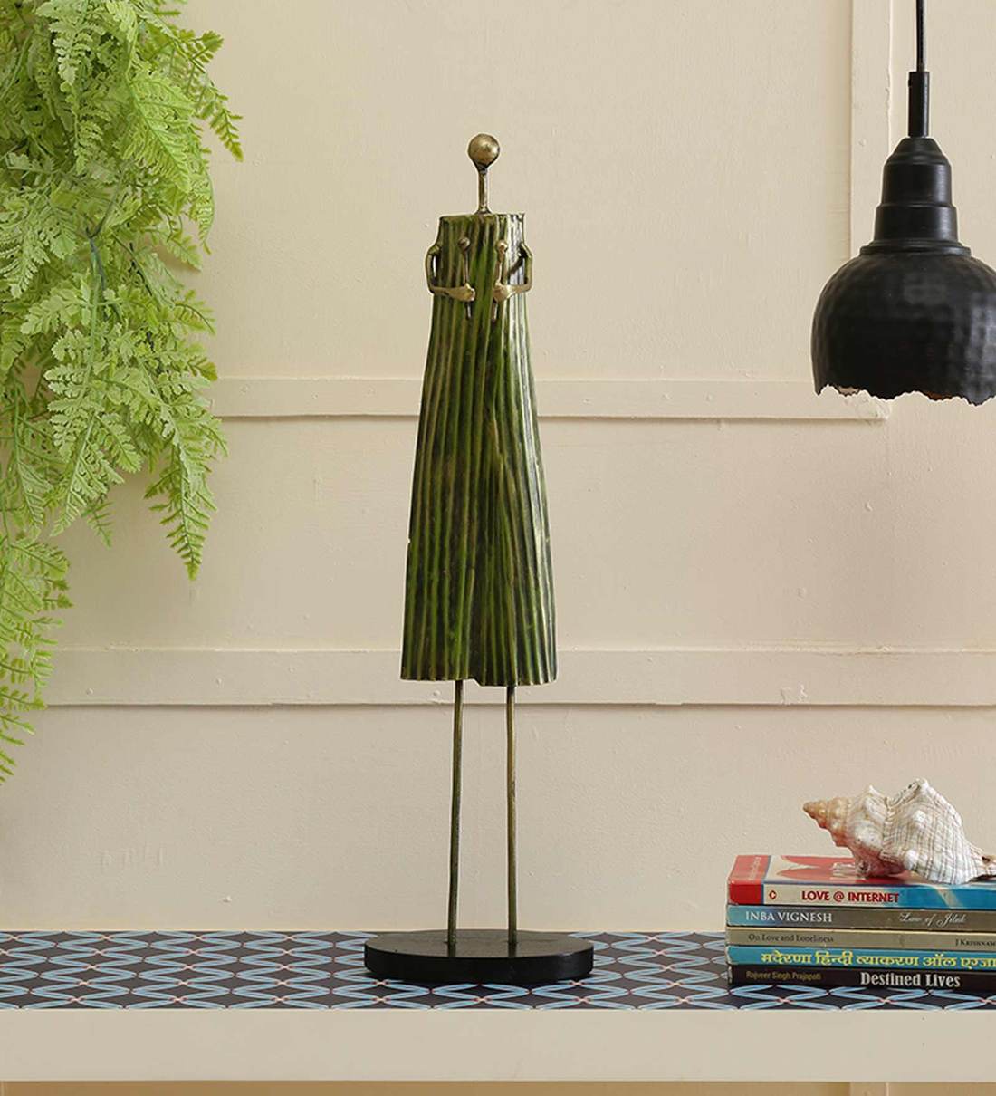 Buy Metal Green Figurine at 6% OFF by Malik Design | Pepperfry
