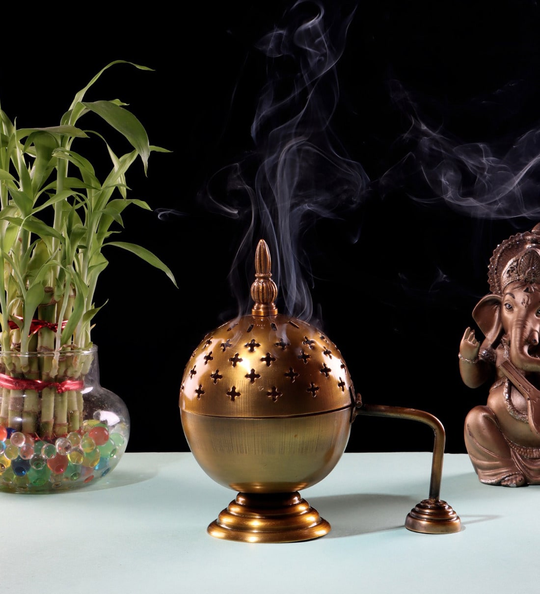 Buy Metal Round Lobaan Daan at 12% OFF by Amaya Decors | Pepperfry