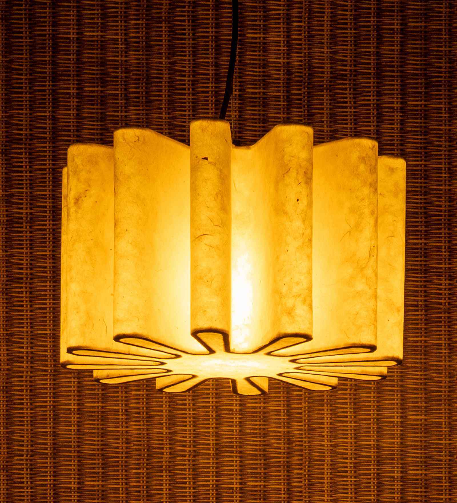 Buy MEANDER-SWIRLIN | Handcrafted Pendant Lamp | E27 holder } with Bulb ...