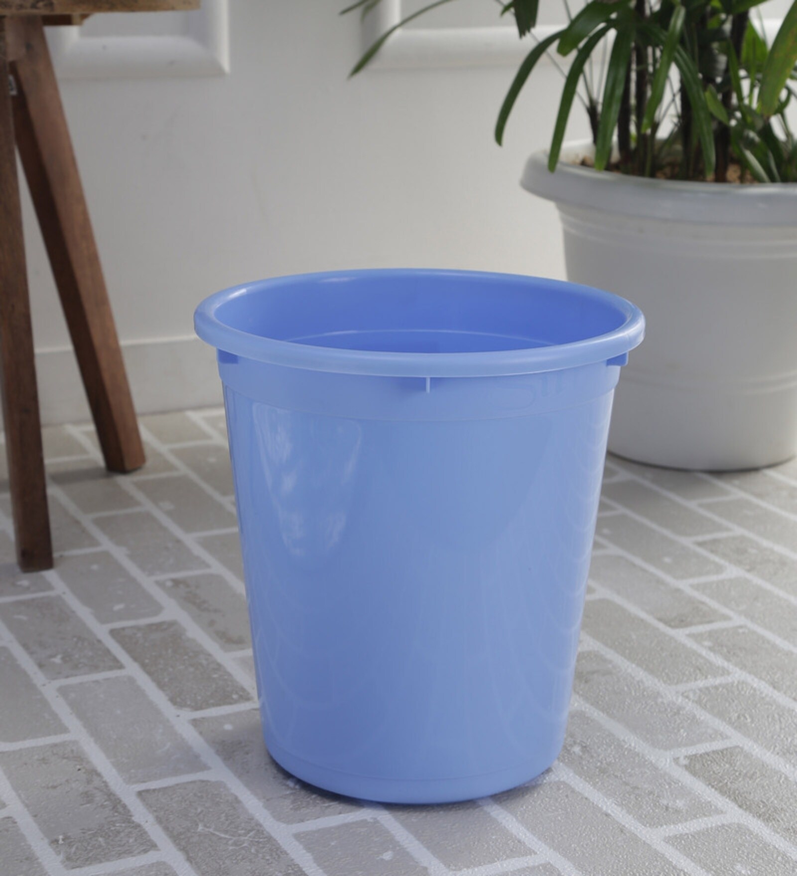 Buy 10 Ltr Open Plastic Dustbins In Blue By Siti Plast at 17% OFF by ...