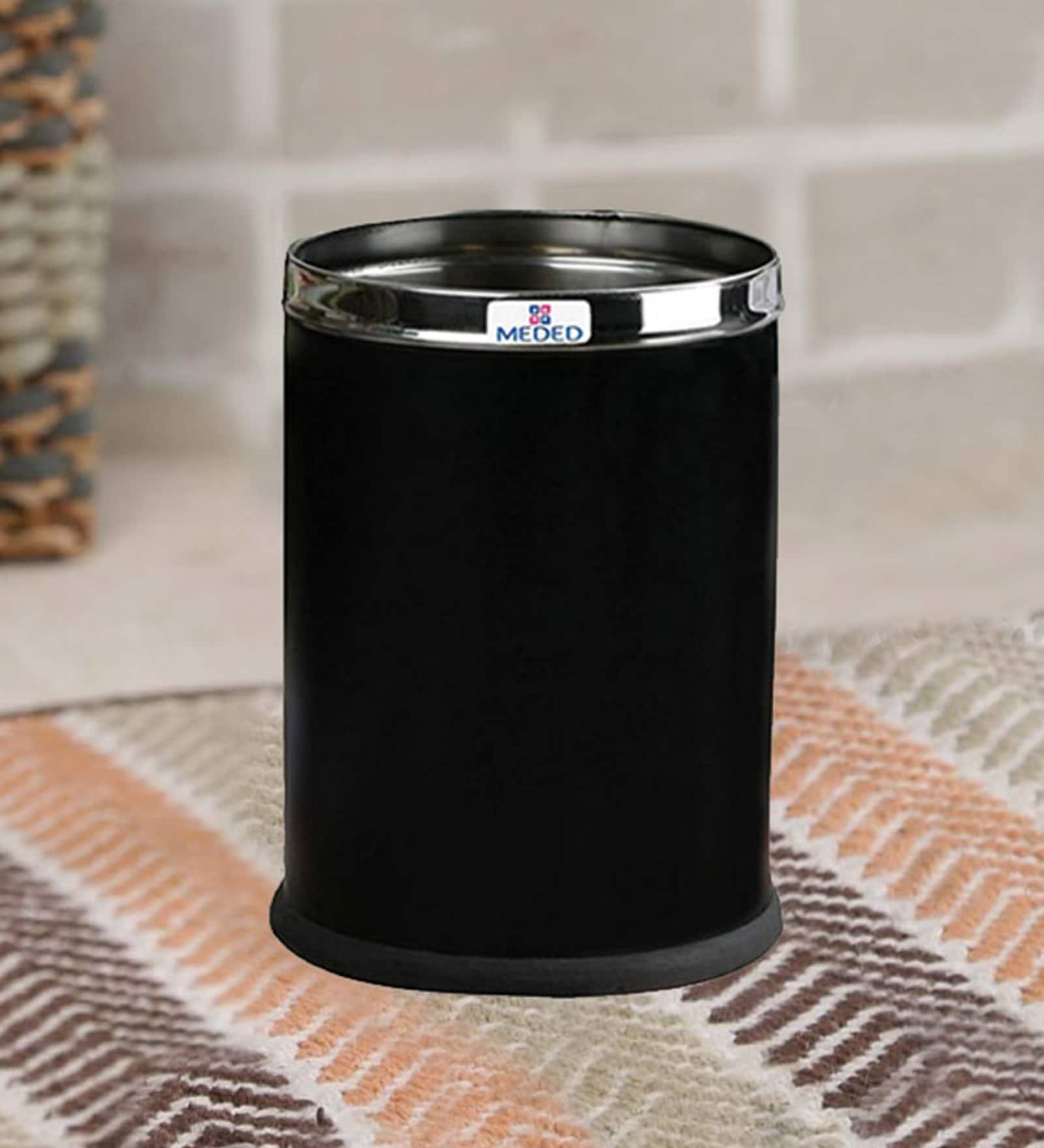 Buy 5 Litres Stainless Steel Open Dustbin by Meded at 43% OFF by Meded ...