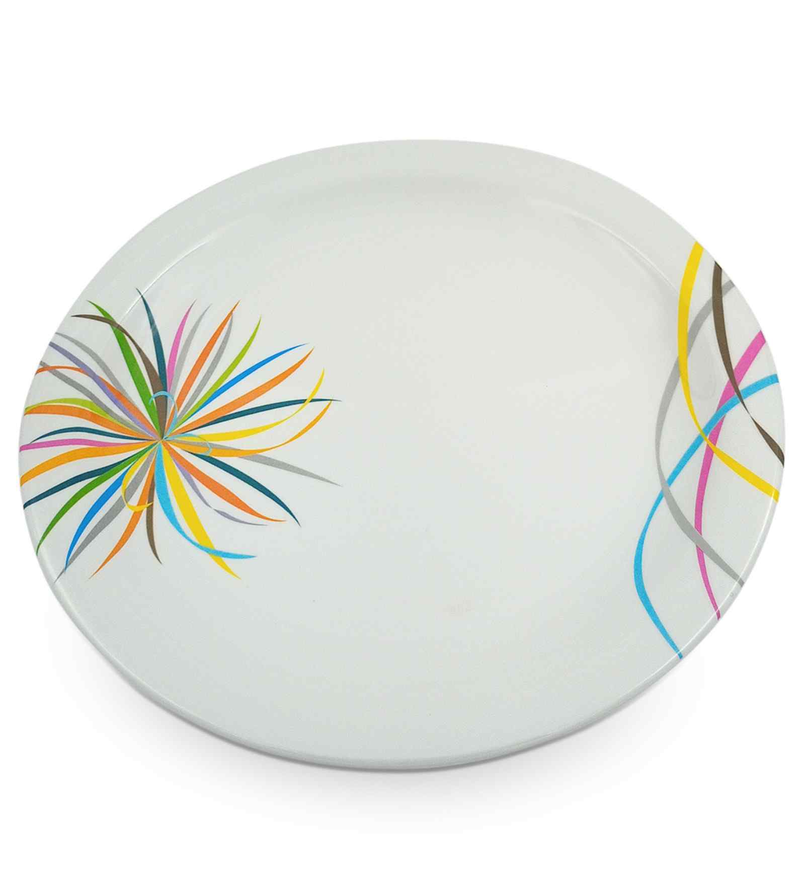 Buy Medium Plate Set Celebrations 9.0 , Stain Free, Glazed Finish, Pure ...