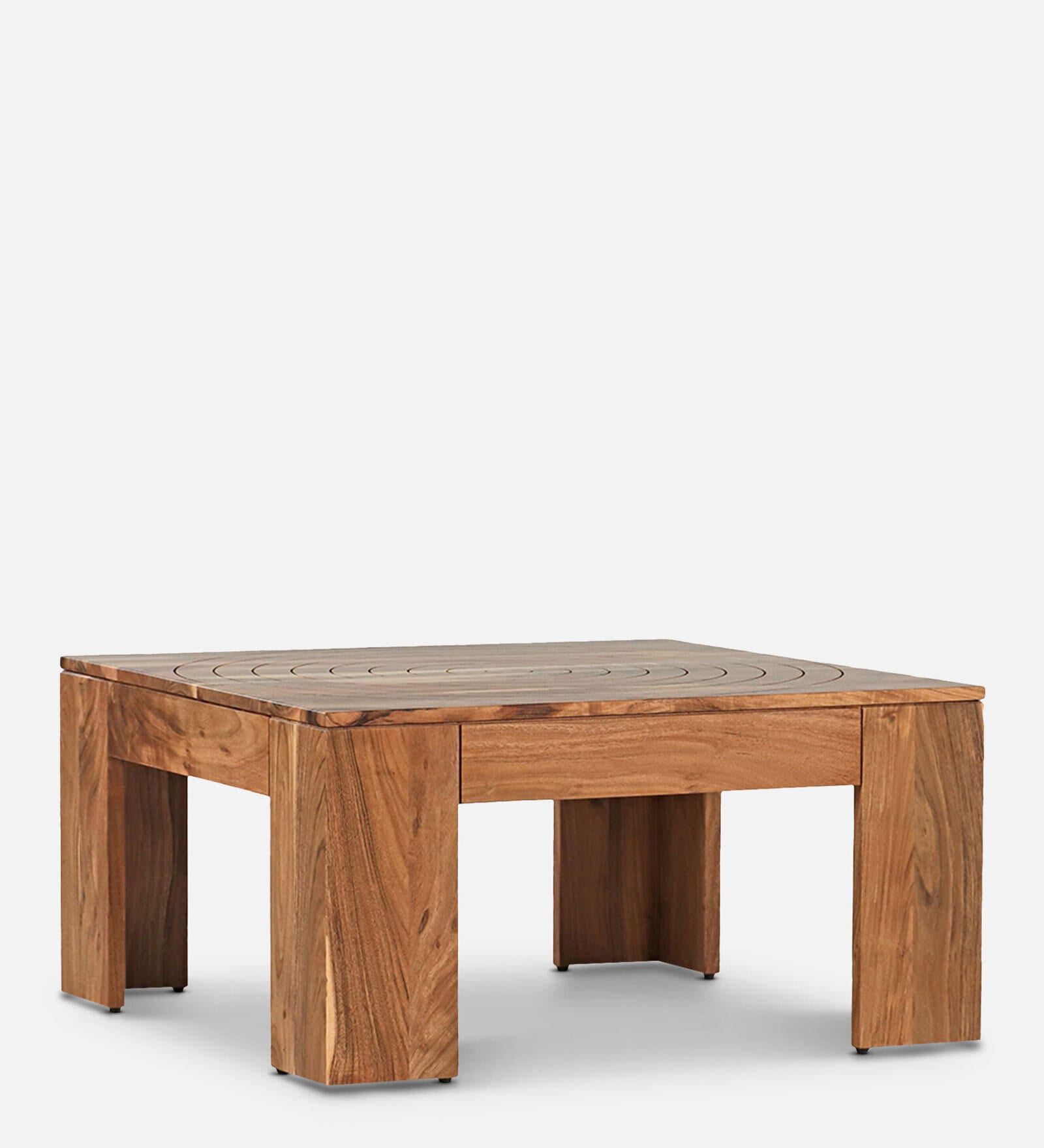 Buy Mellow Solid Wood Coffee Table in Natural Finish at 100% OFF by ...