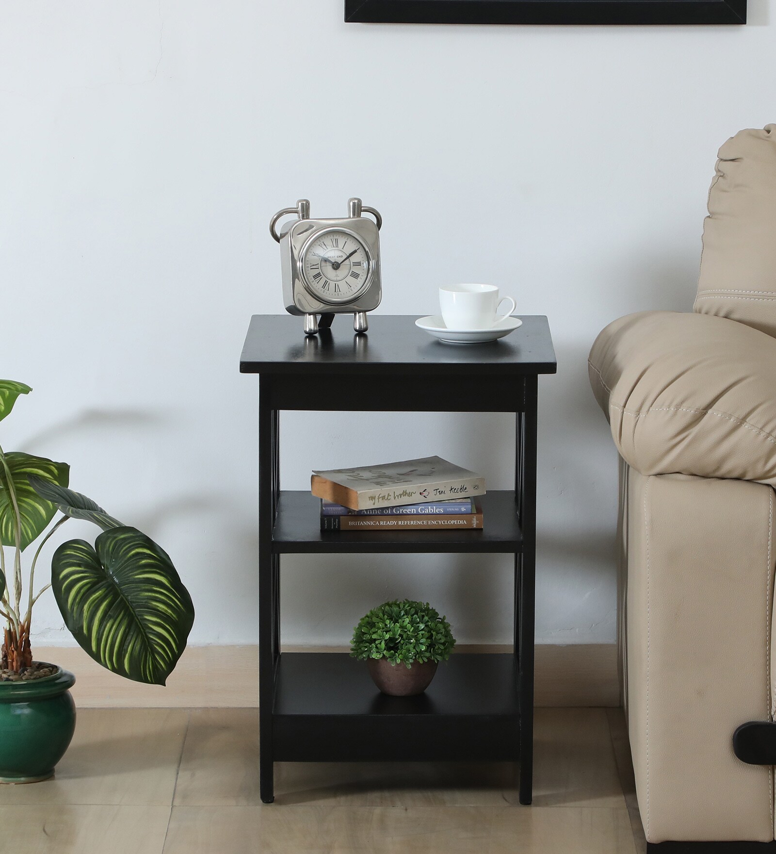 Buy Melody End Table In Black Finish at 31% OFF by Flywood | Pepperfry