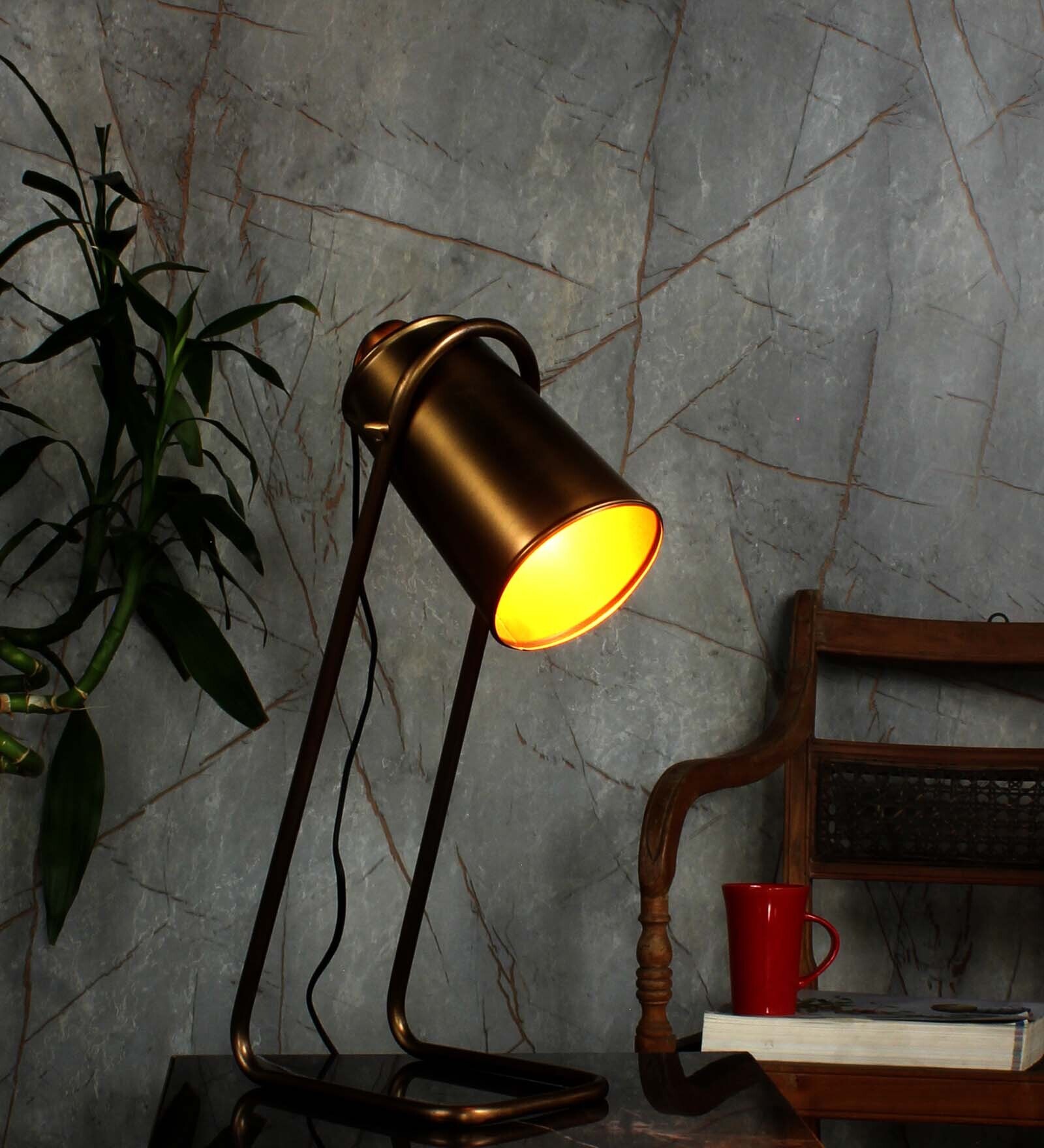 Buy Metal Spotted Light Adjustable Shade Study Table Lamp at 64% OFF by ...