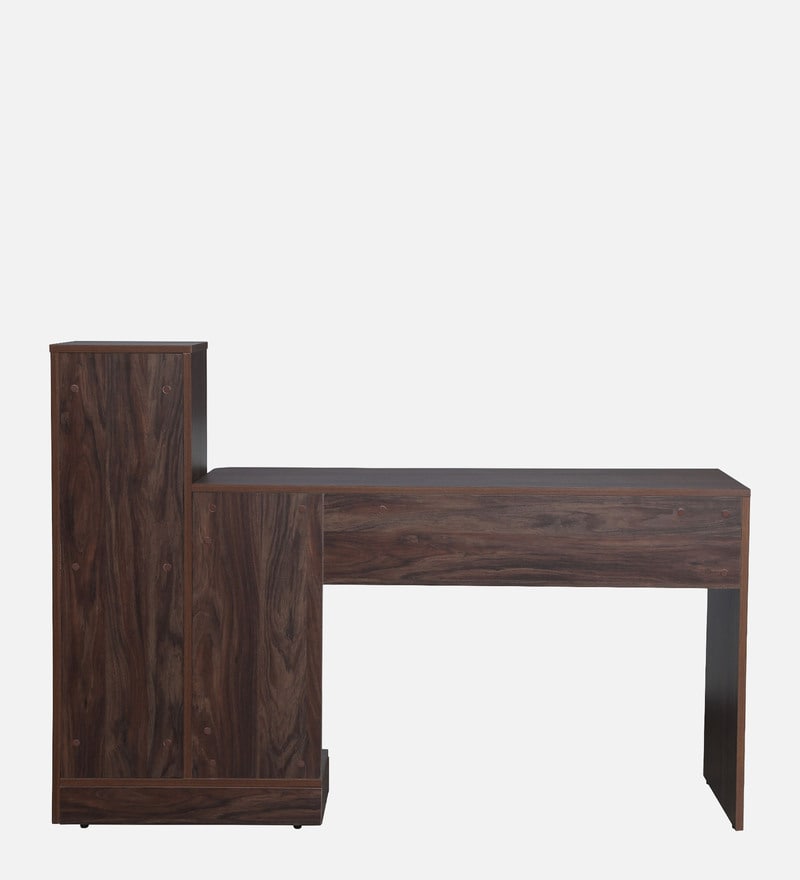 Buy Melania Writing Table In Natural Walnut Colour By Casacraft Online ...
