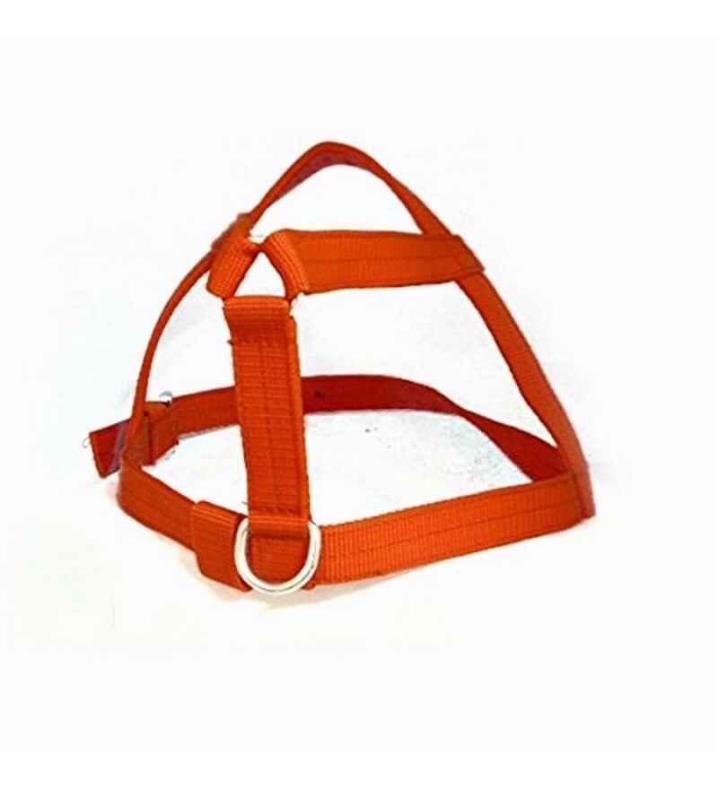 Buy Mera Puppy Dog Body Belt Harness Medium Blue Online - Collars ...