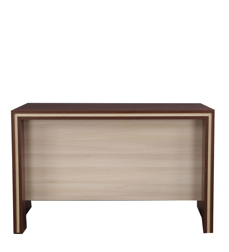 Buy Merit 3 Feet Office Table in Walnut Regato Finish by Hometown ...