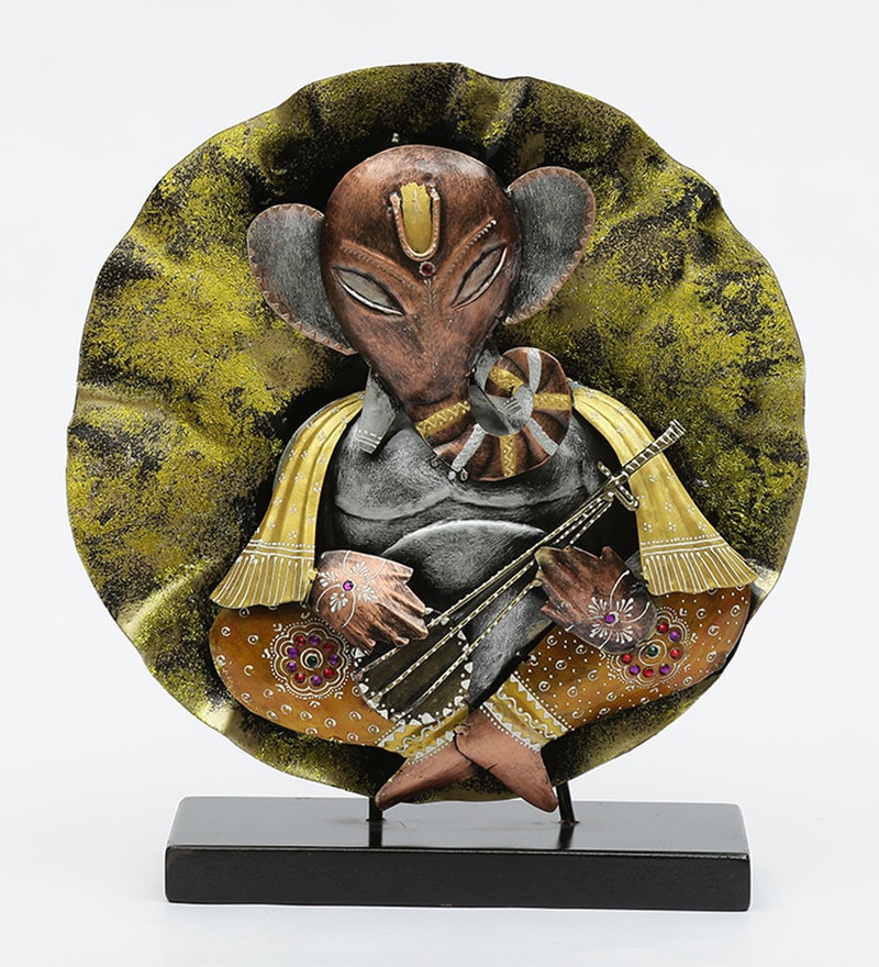 Buy Metal Antique Gold & Copper Spiritual Wall Art By Malik Design Online - Spiritual Metal Art ...