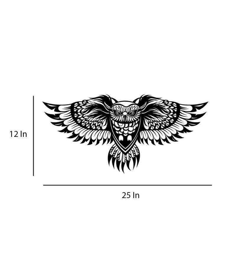 Flying Owl Stencil