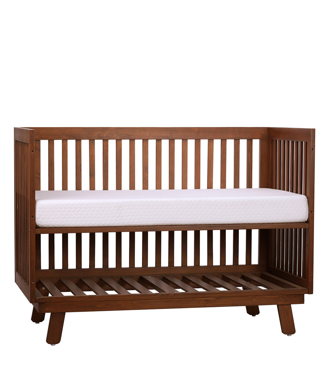 Buy Mia 3 In 1 Baby Crib In Brown Colour By Abracadabra Online - Cribs ...