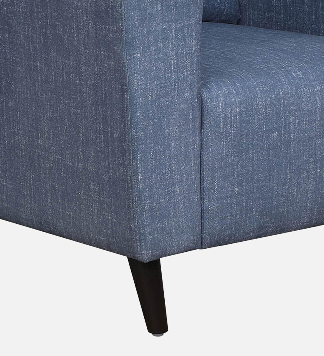 Buy Miami Fabric 1 Seater Sofa In Indigo Blue Colour By Woodsworth ...