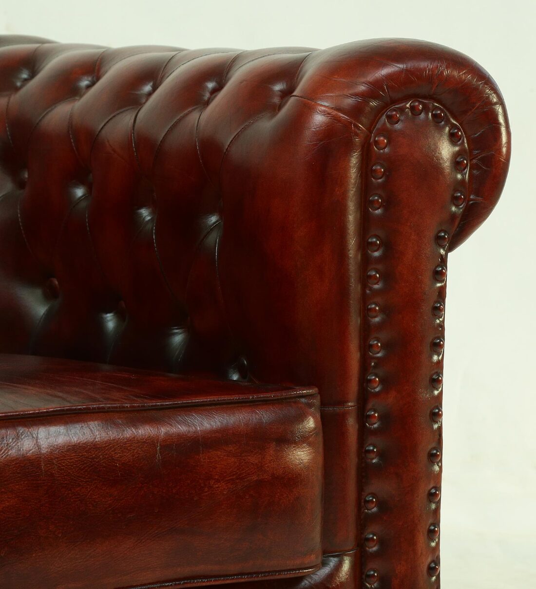 Buy Miceli 1 Seater Leather Sofa In Brown Finish By Amberville Online ...