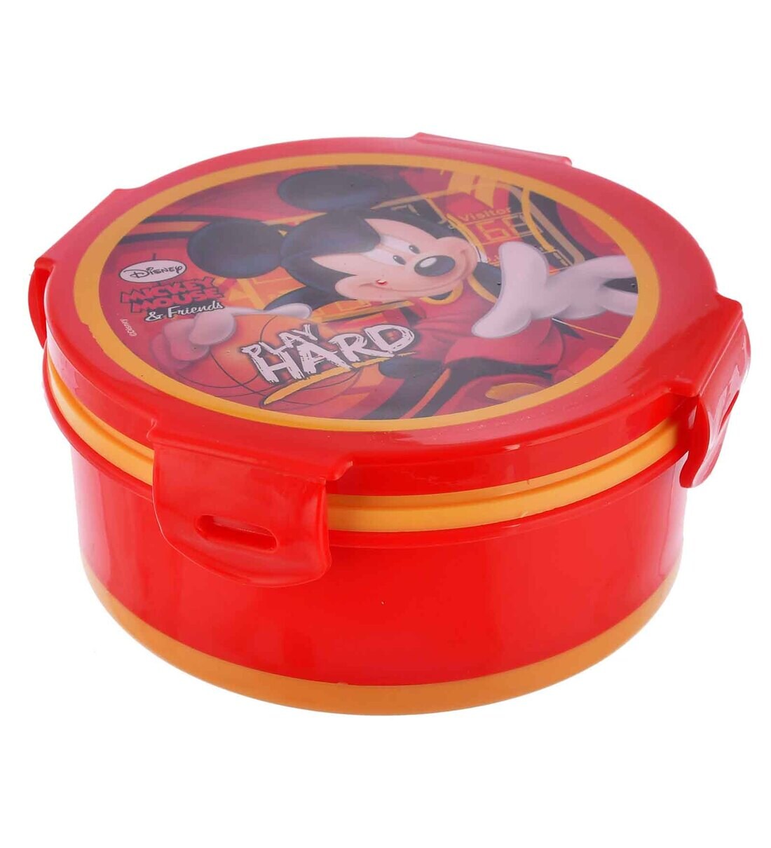 Buy Mickey Mouse Red Plastic Lunch Box at 38% OFF by Kuber Industries ...