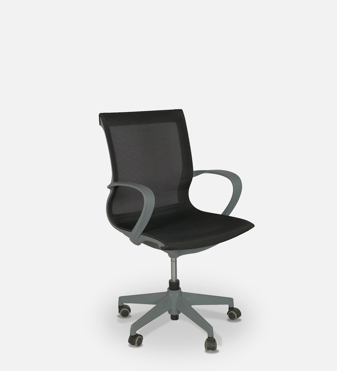 Buy Mid Back Ergonomic Chair in Black Colour by Creative Seating System ...