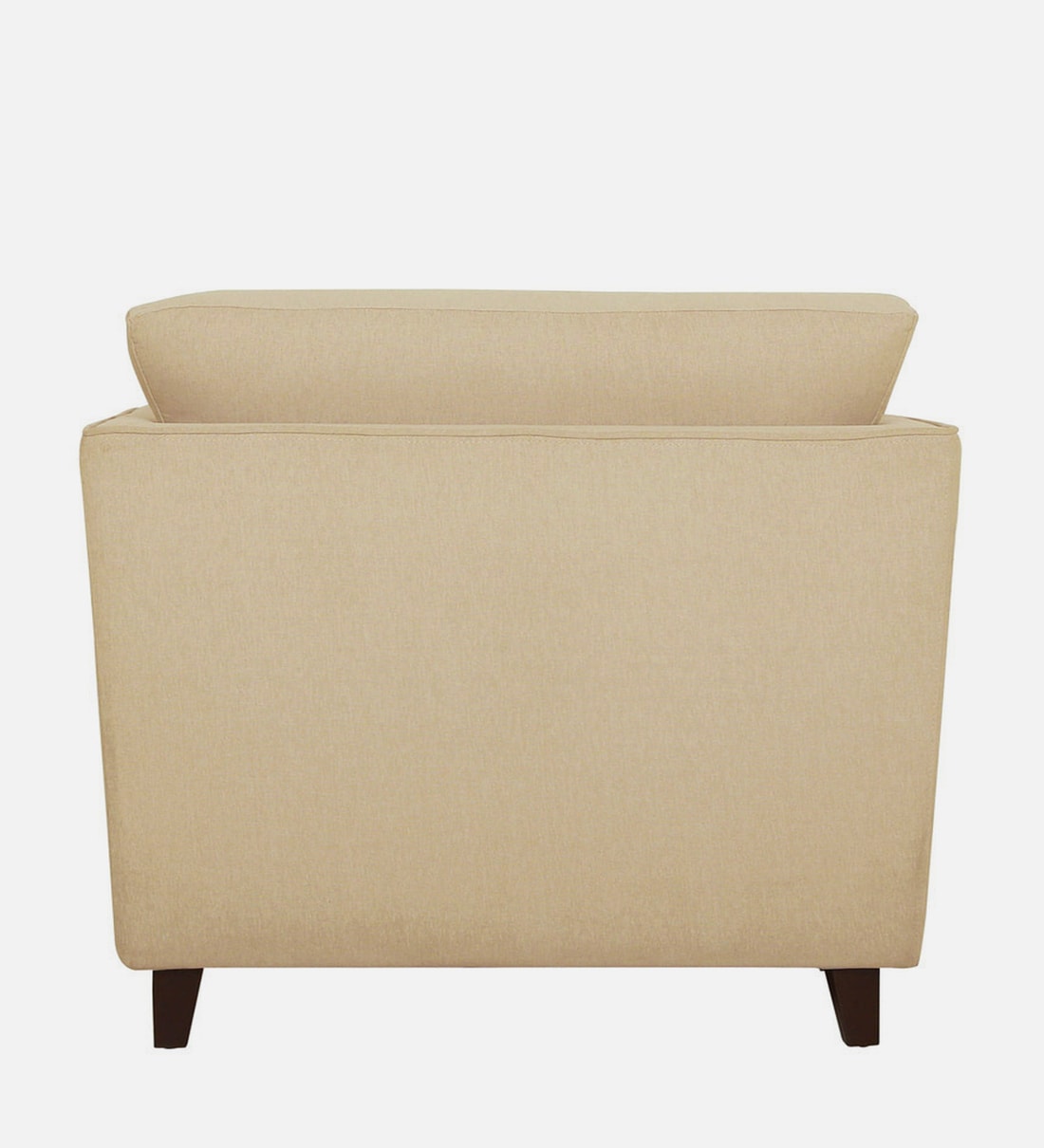 Buy Miranda Fabric 1 Seater Sofa In Beige Colour By Woodsworth Online ...