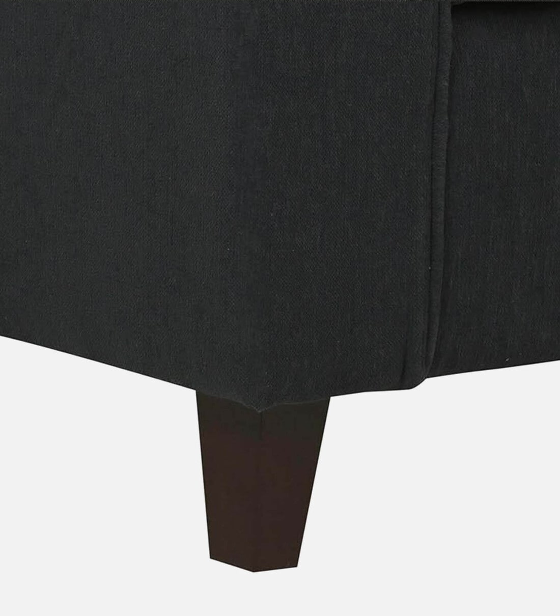 Buy Miranda Fabric 1 Seater Sofa In Charcoal Grey Colour By Woodsworth ...