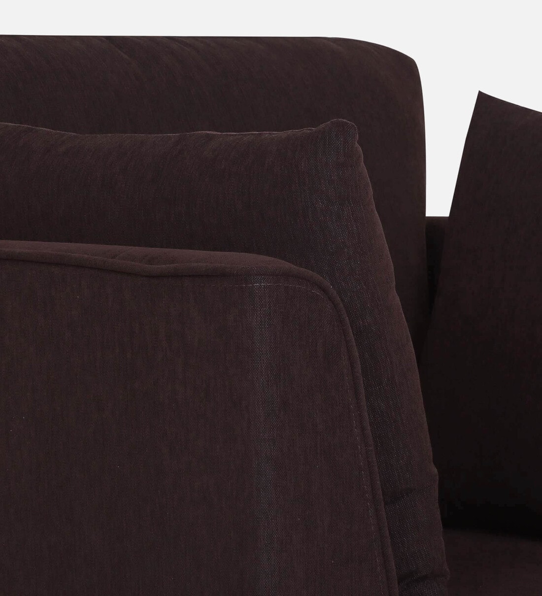 Buy Miranda Fabric 1 Seater Sofa In Chestnut Brown Colour By Woodsworth ...