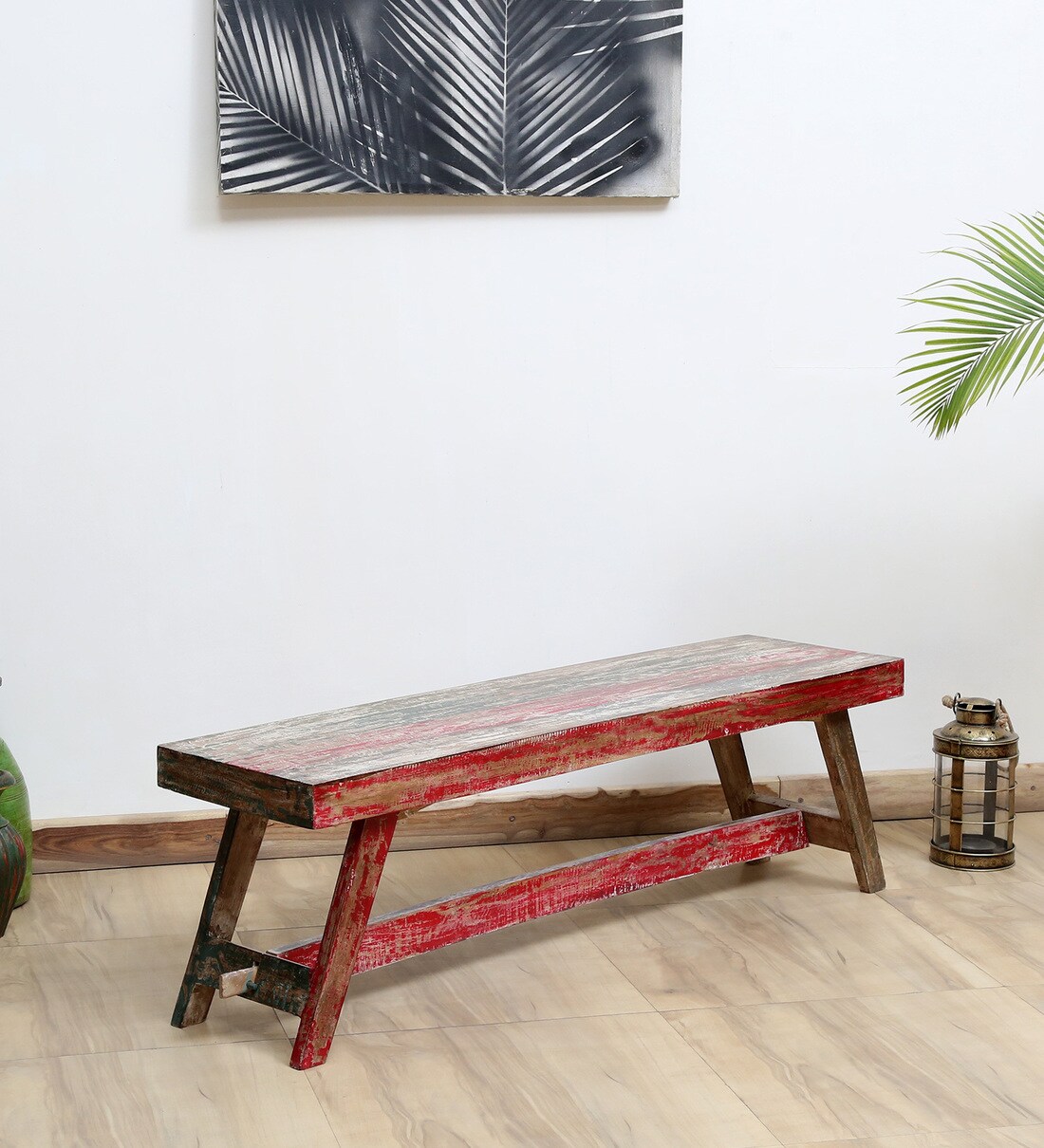 Buy Mista Solid Wood Bench in Distress Finish at 5% OFF by Bohemiana ...