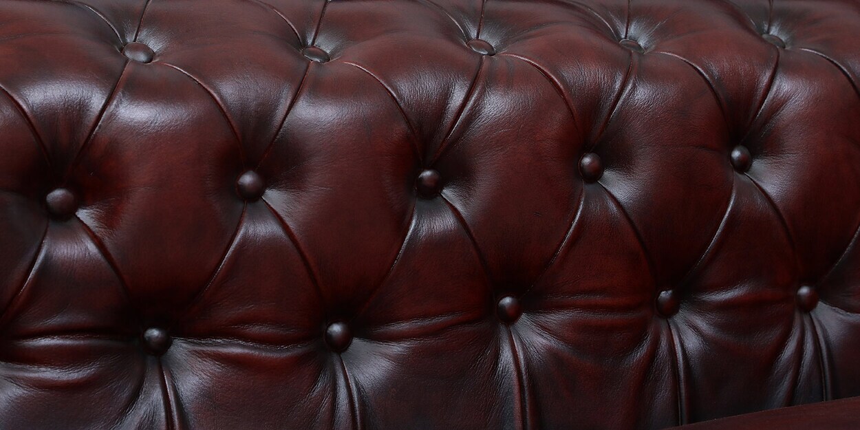 Buy Miceli 2 Seater Leather Sofa In Brown Finish By Amberville Online ...