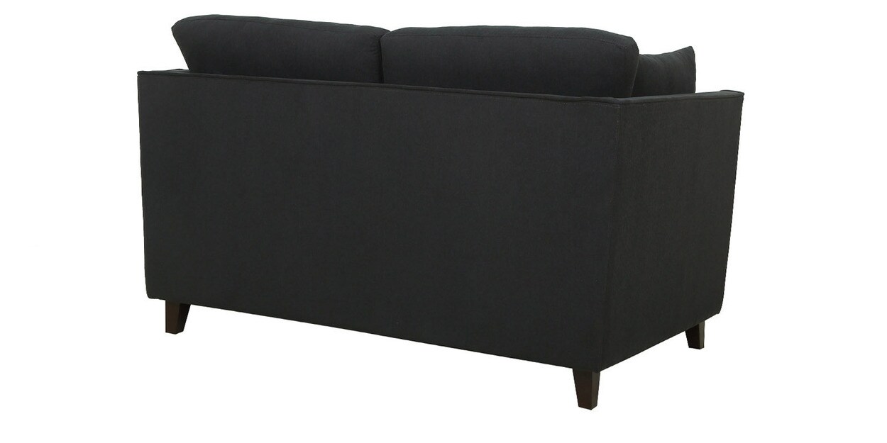 Buy Miranda Fabric 2 Seater Sofa In Charcoal Grey Colour By Woodsworth ...