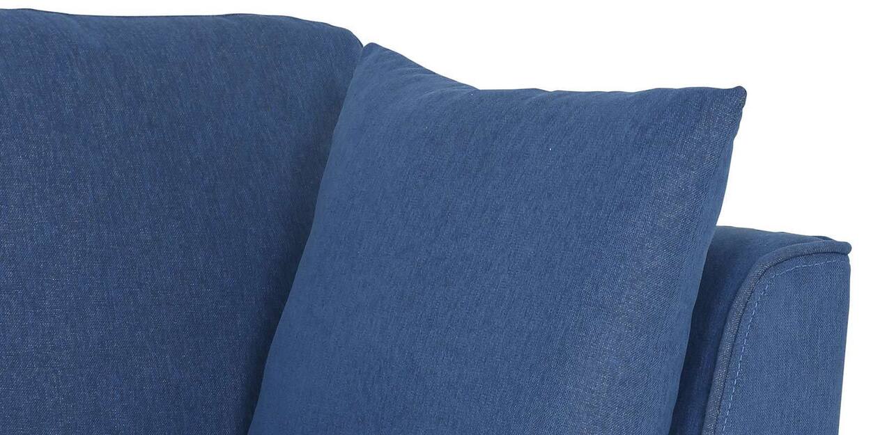 Buy Miranda Fabric 2 Seater Sofa In Denim Blue Colour By Woodsworth ...
