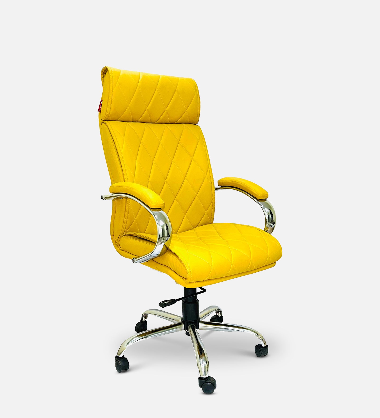 Buy Mia Leatherette Executive Chair In Yellow Colour at 24% OFF by EFC ...
