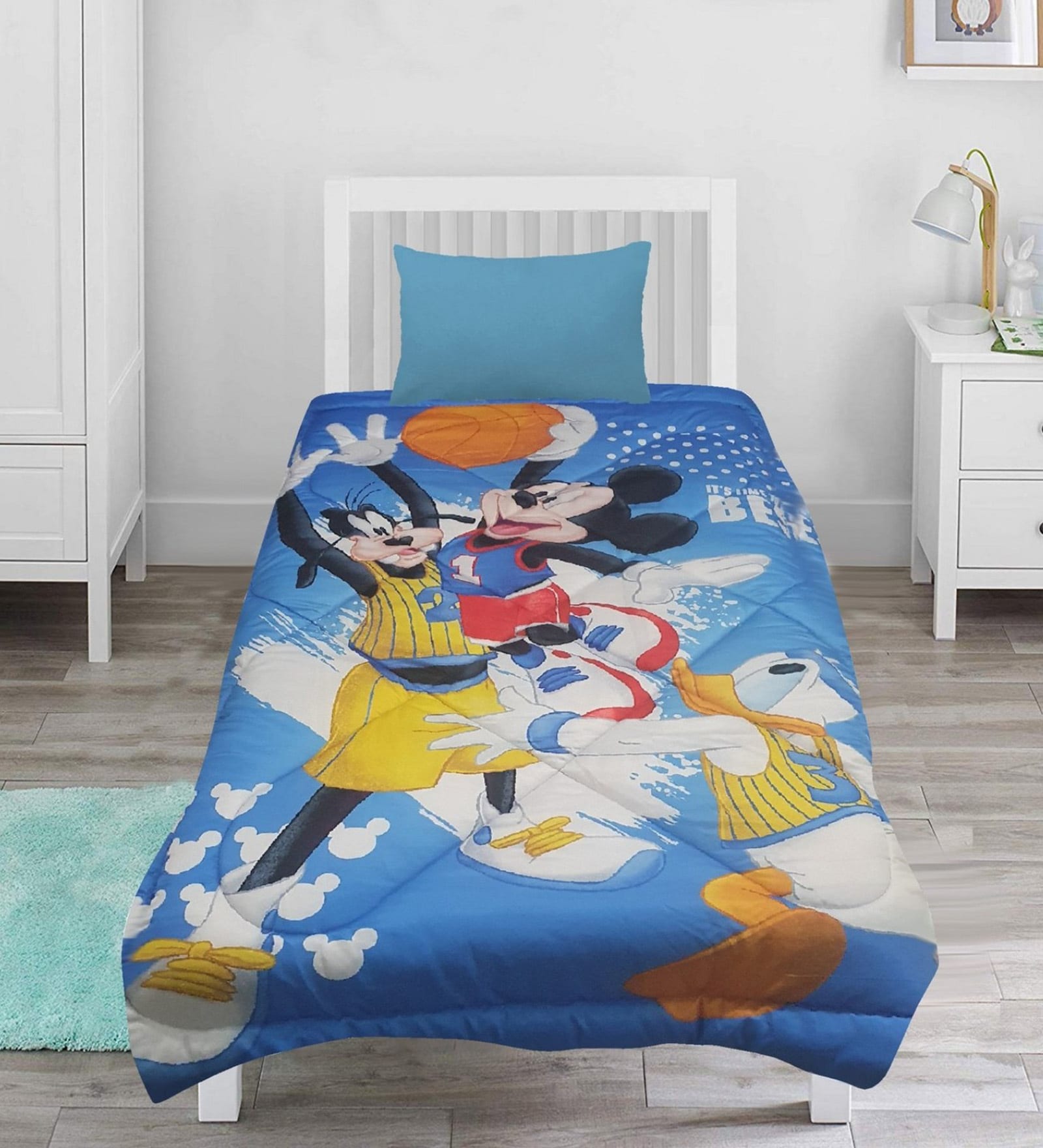 Buy Mickey Mouse Born Town Comforter in Multicolour by Cot & Candy at ...