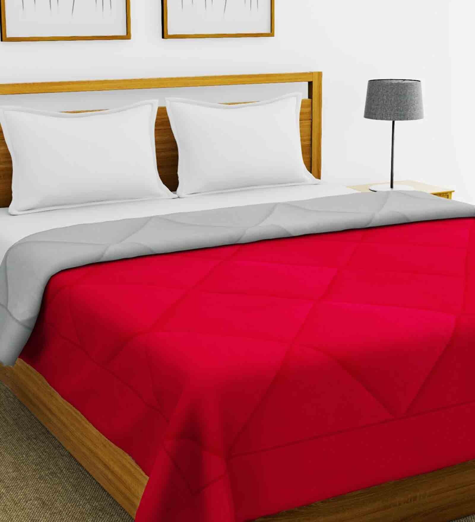 Buy Pink Microfiber 180 AC Room Double Bed Comforter by BIANCA at 54% ...