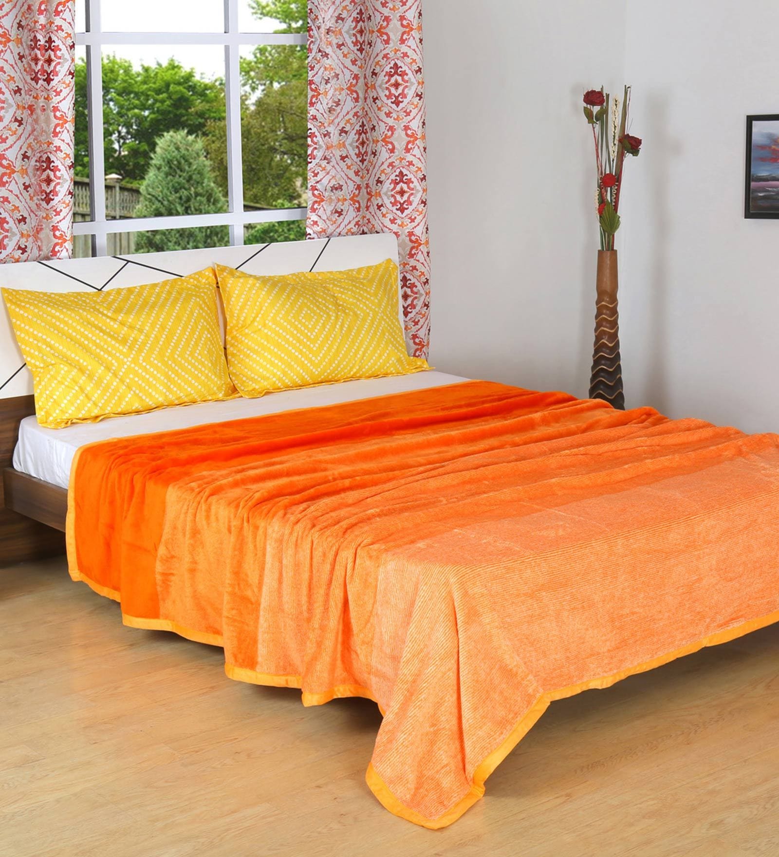 Buy Microfibre Double Bed AC Blanket by @Home Online - Double Bed ...