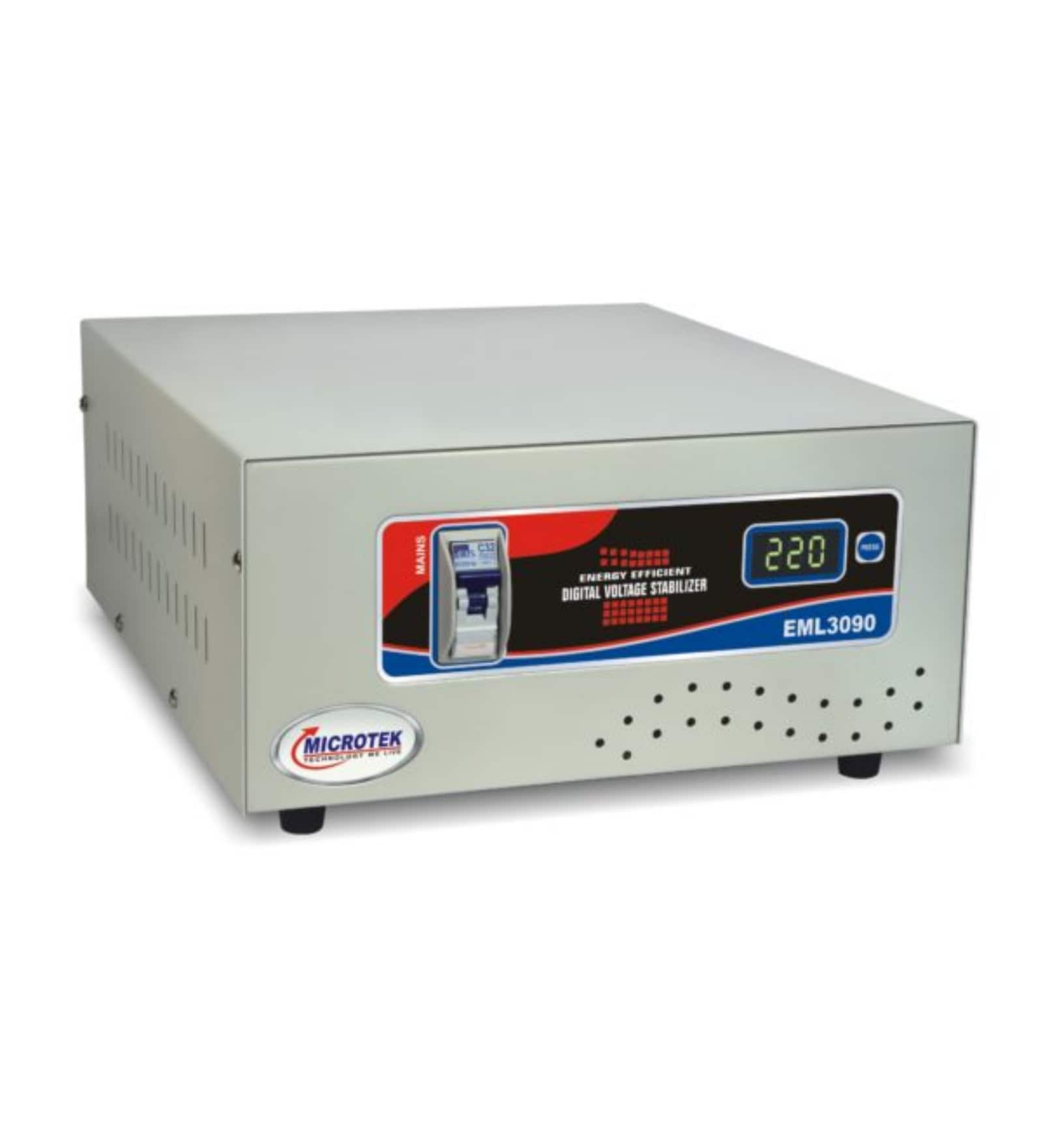 Buy Microtek EML 3090 1KW Voltage Stabilizer For LED Online - Voltage ...