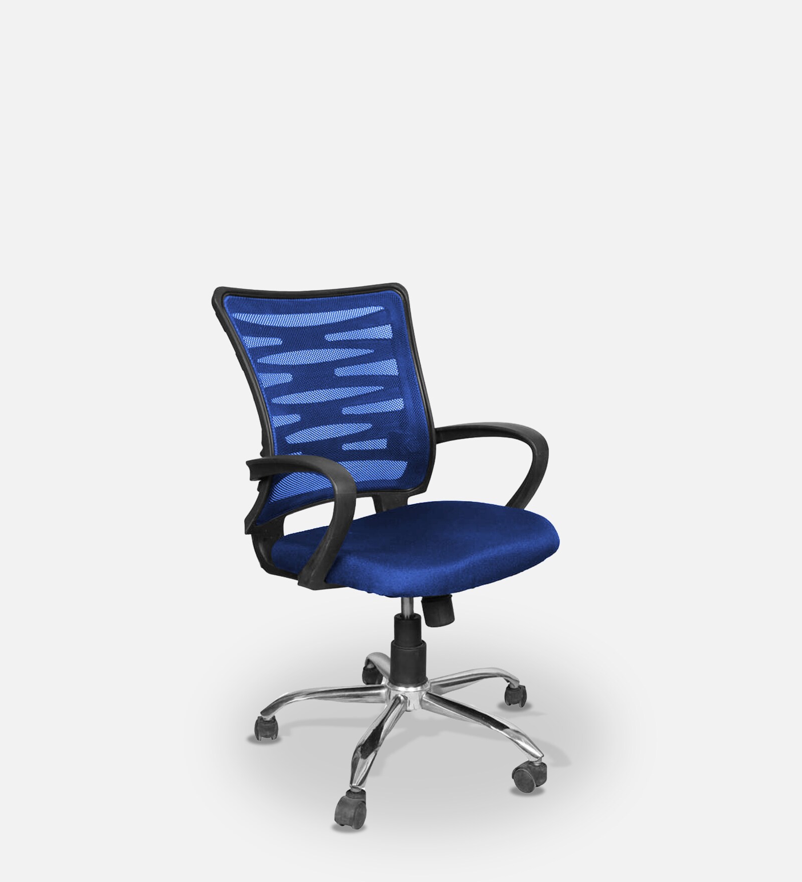 Buy Mid Back Ergonomic Chair In In Blue Colour Colour at 58% OFF by ...