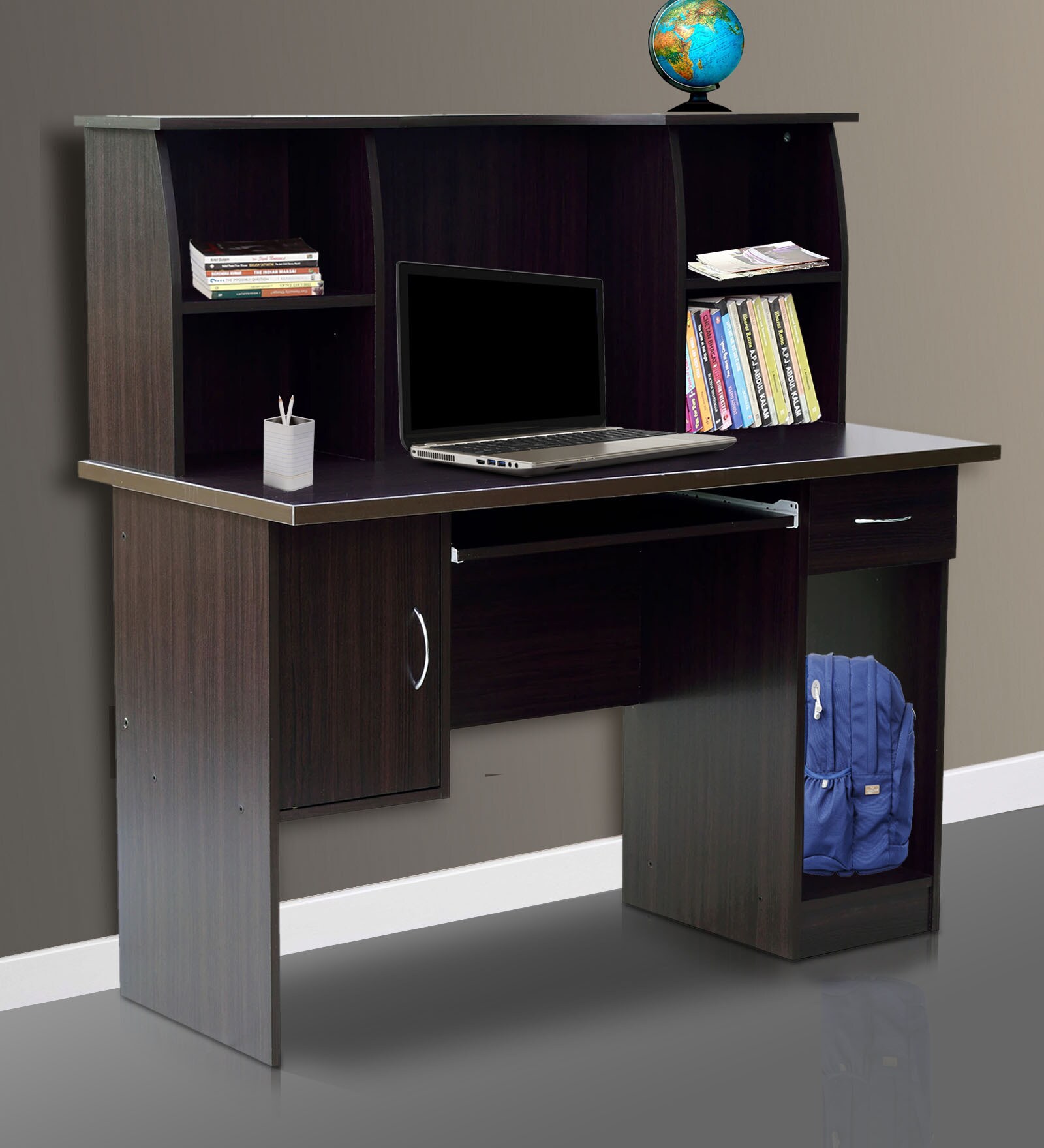 Buy Miki Computer Table In Wenge Finish at 2% OFF by Mintwud from ...