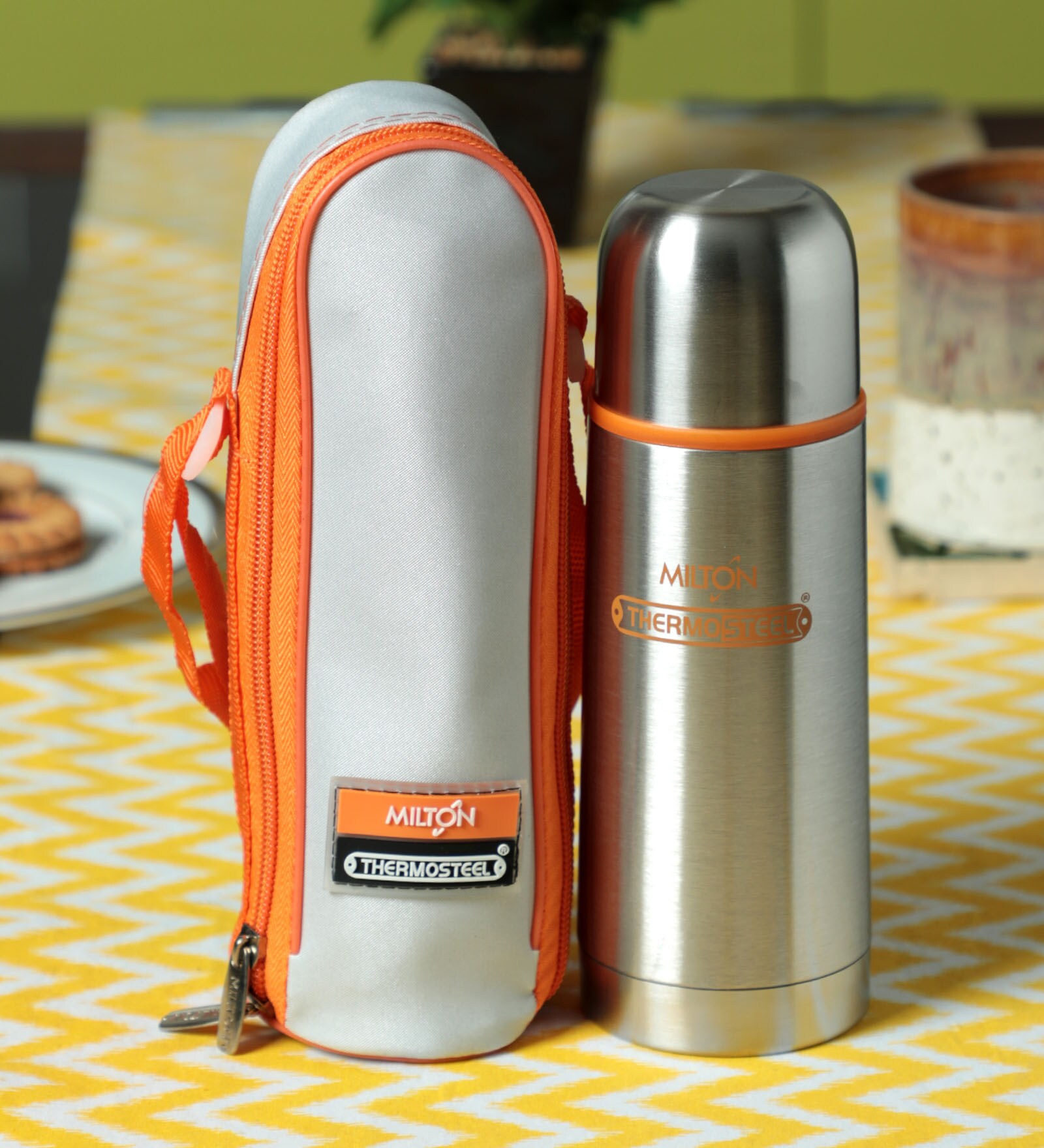 Buy Steel Orange 350 ML Bottle at 100% OFF by Milton | Pepperfry