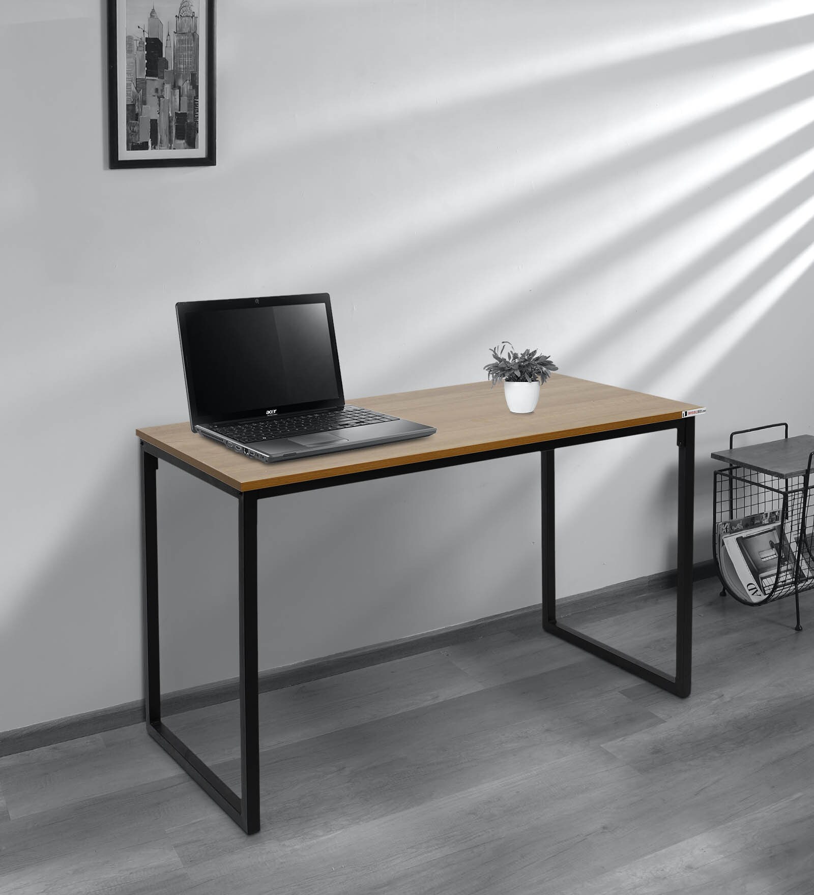 Buy Minimalist Writing Table in Walnut Colour at 37% OFF by FuturDecor ...