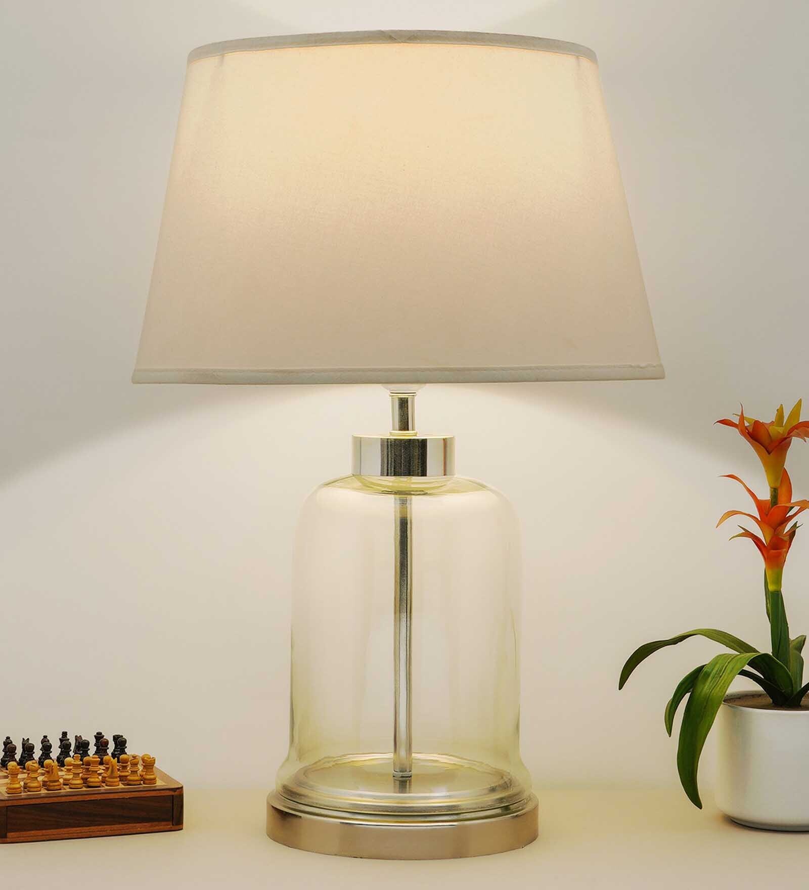 Clear Glass Table Lamp