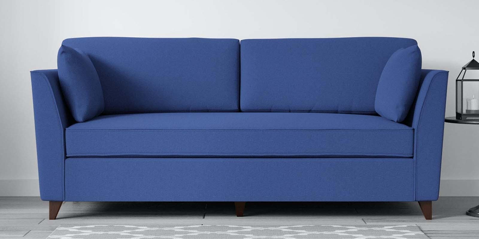 Buy Miranda Fabric 3 Seater Sofa In Denim Blue Colour at 23% OFF by ...