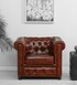 Buy Miceli 1 Seater Leather Sofa In Brown Finish By Amberville Online ...