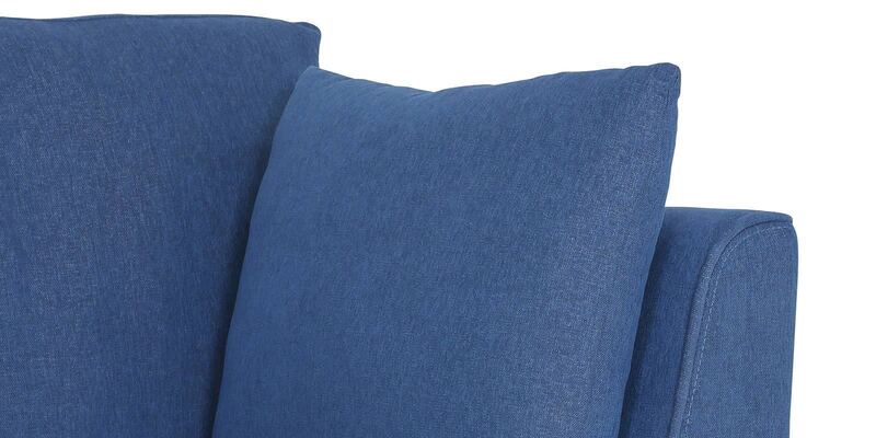 Buy Miranda Fabric 3 Seater Sofa In Denim Blue Colour By Woodsworth ...