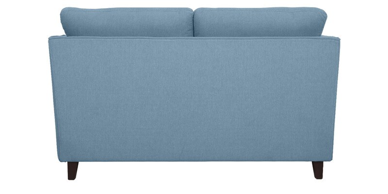 Buy Miranda Fabric 2 Seater Sofa In Ice Blue Colour By Woodsworth ...