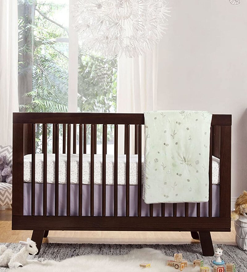 Buy Mia 3 In 1 Baby Crib In Brown Colour By Abracadabra Online - Cribs ...