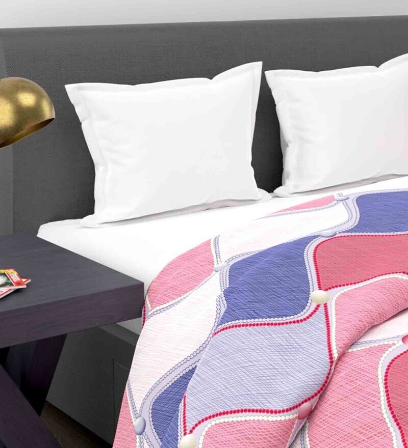 Buy Microfiber 120 GSM AC Room Double Bed Comforter Rumba By Bianca