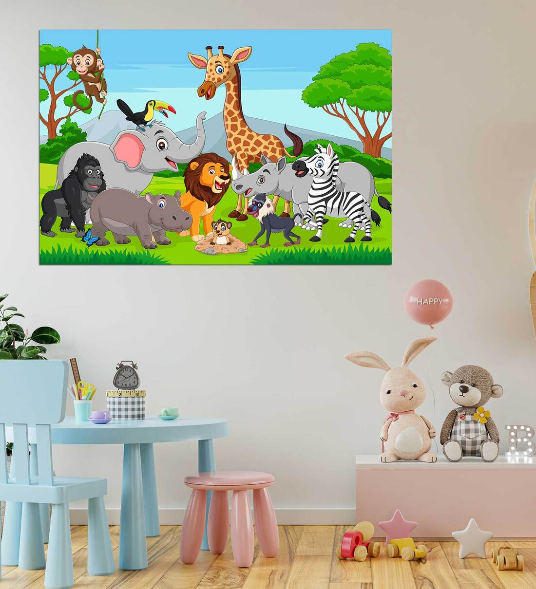 Buy Modern Visual Art Self Adhesive Wall Poster for Home Decor(Vinyl ...