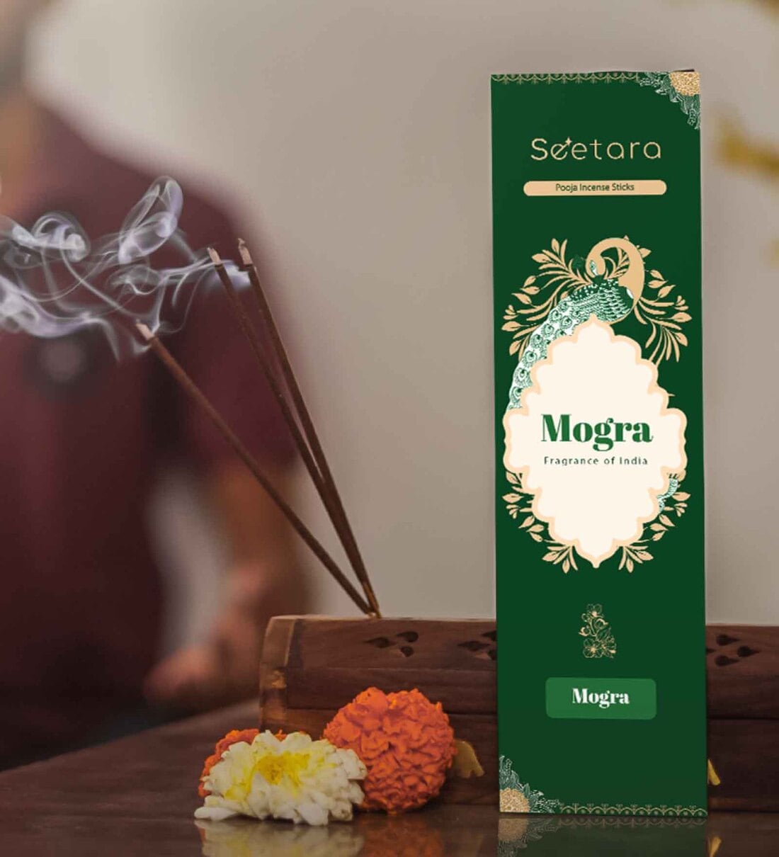 Buy Mogra Incense Sticks (Pack Of 4) Floral Bliss at 25% OFF by Seetara ...