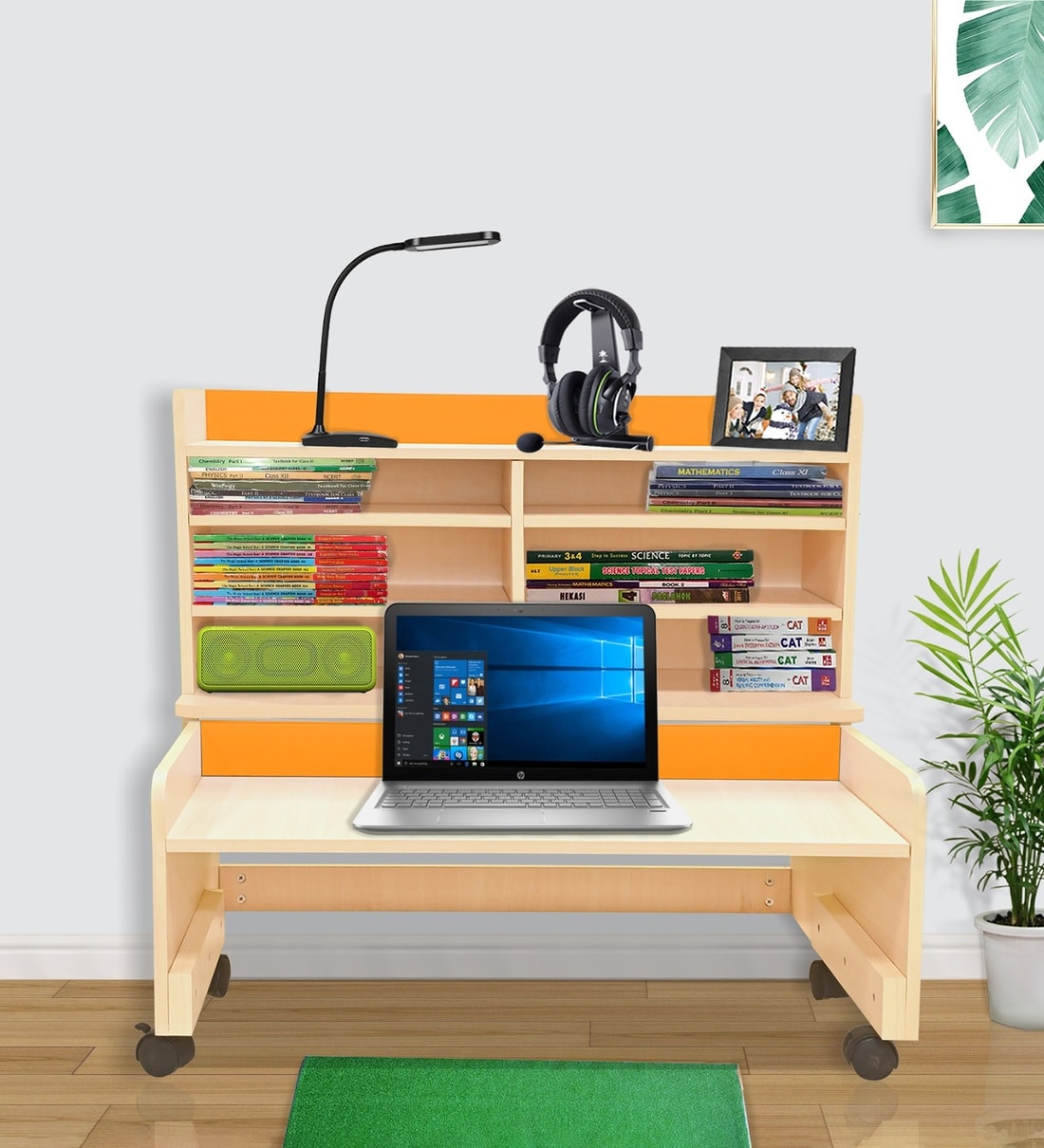 Buy Monteria Kids Movable Study Table In Orange Colour at 20% OFF by ...