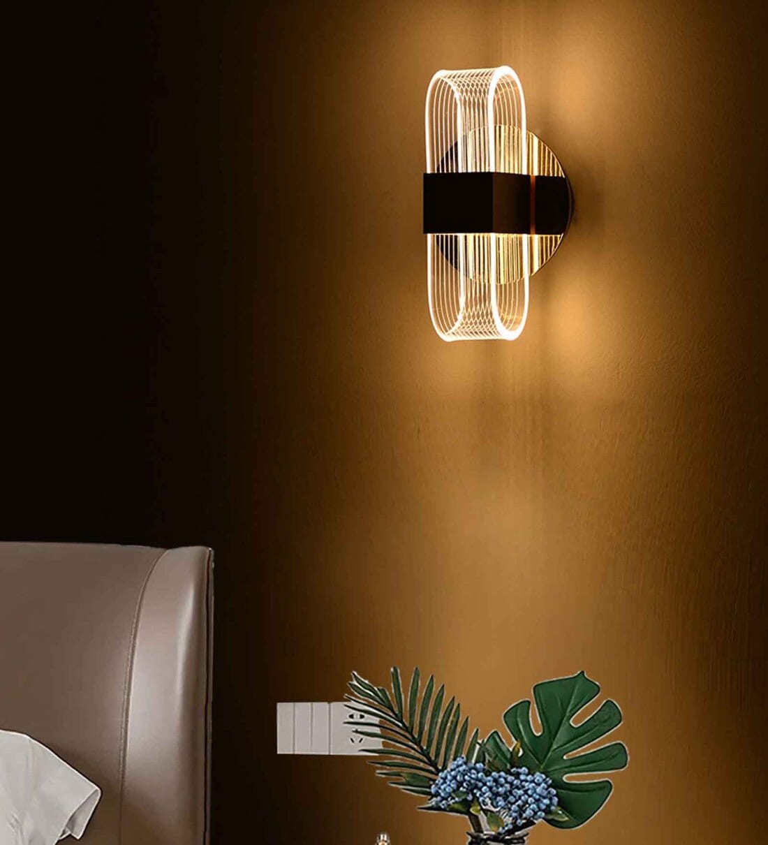 Buy Moodtuner Acrylic Novelty Wall Light (Copper Finish) at 19% OFF by ...