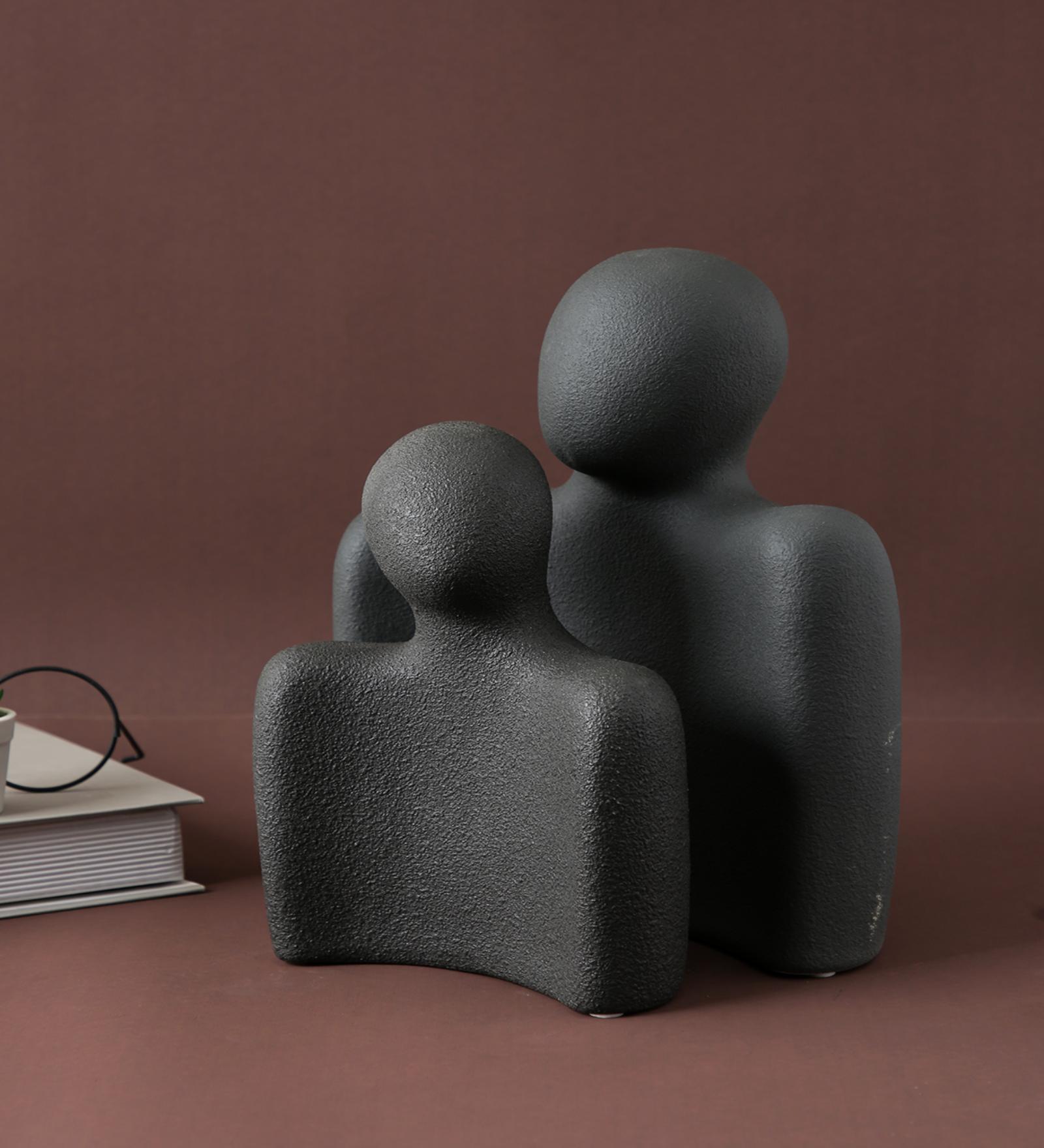Buy Modern Couple Black Ceramic Showpiece by Tayhaa at 15% OFF by ...