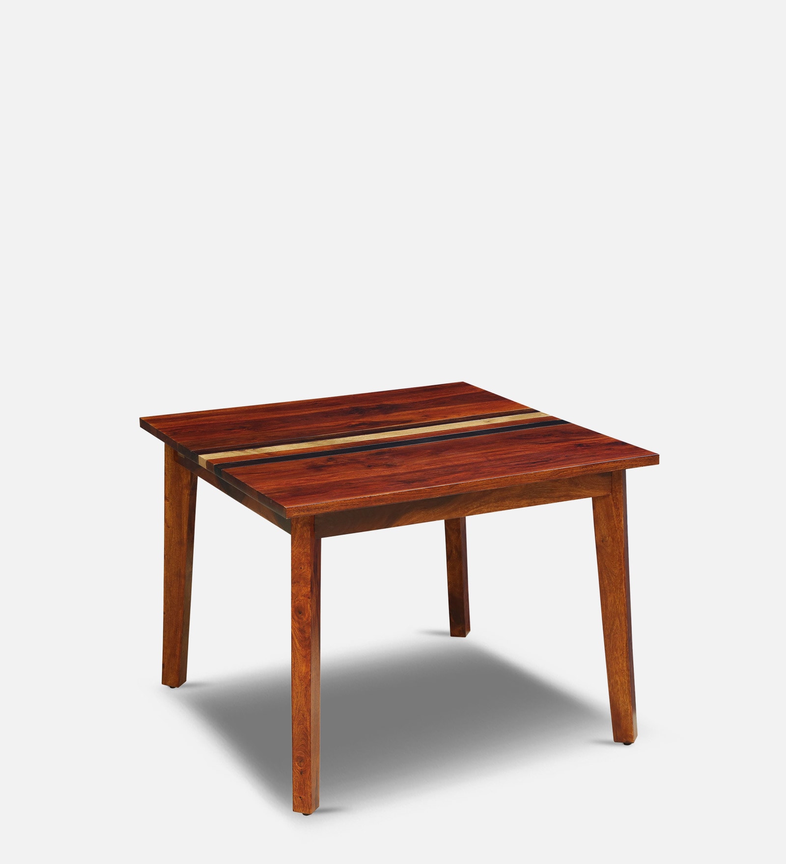 Buy Monet Solid Wood 4 Seater Dining Table in Dual Tone Finish by ...