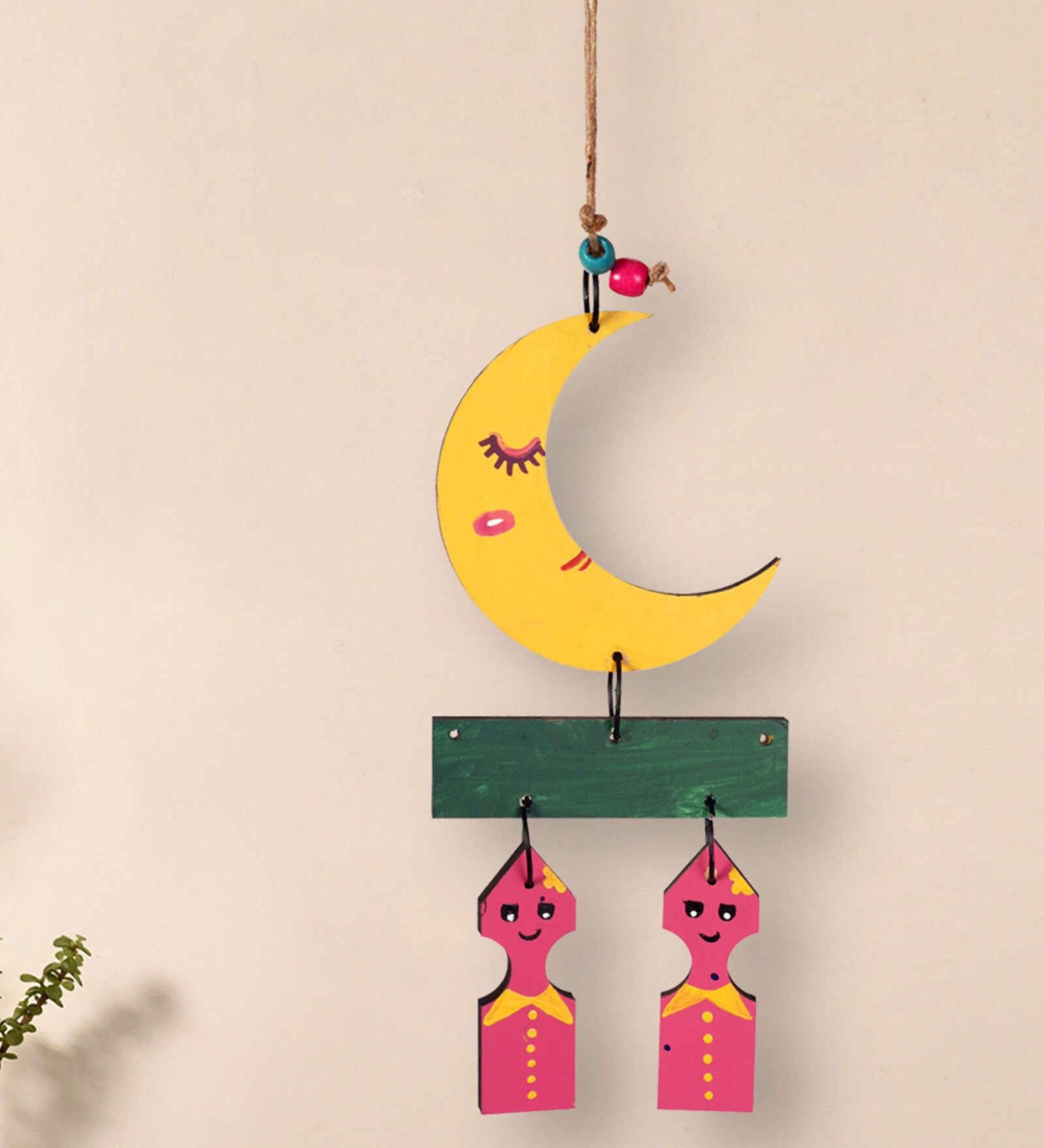 Buy Moony Brothers Multicolour Wood & Metal Wind Chime at 33% OFF by ...