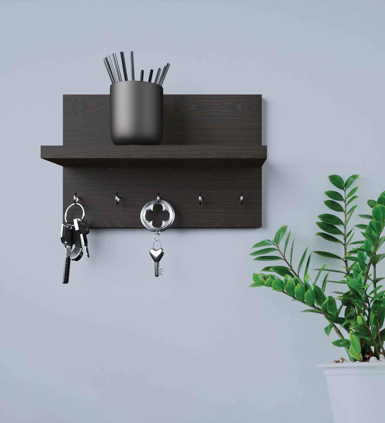 Buy Mordern Grey Engineered wood 5 Hooks Key Holder at 73% OFF by ...